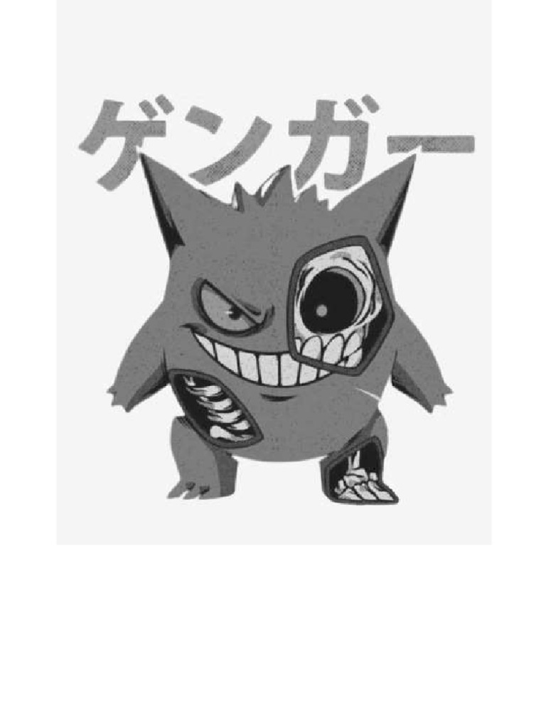 Gengar Print | PDF