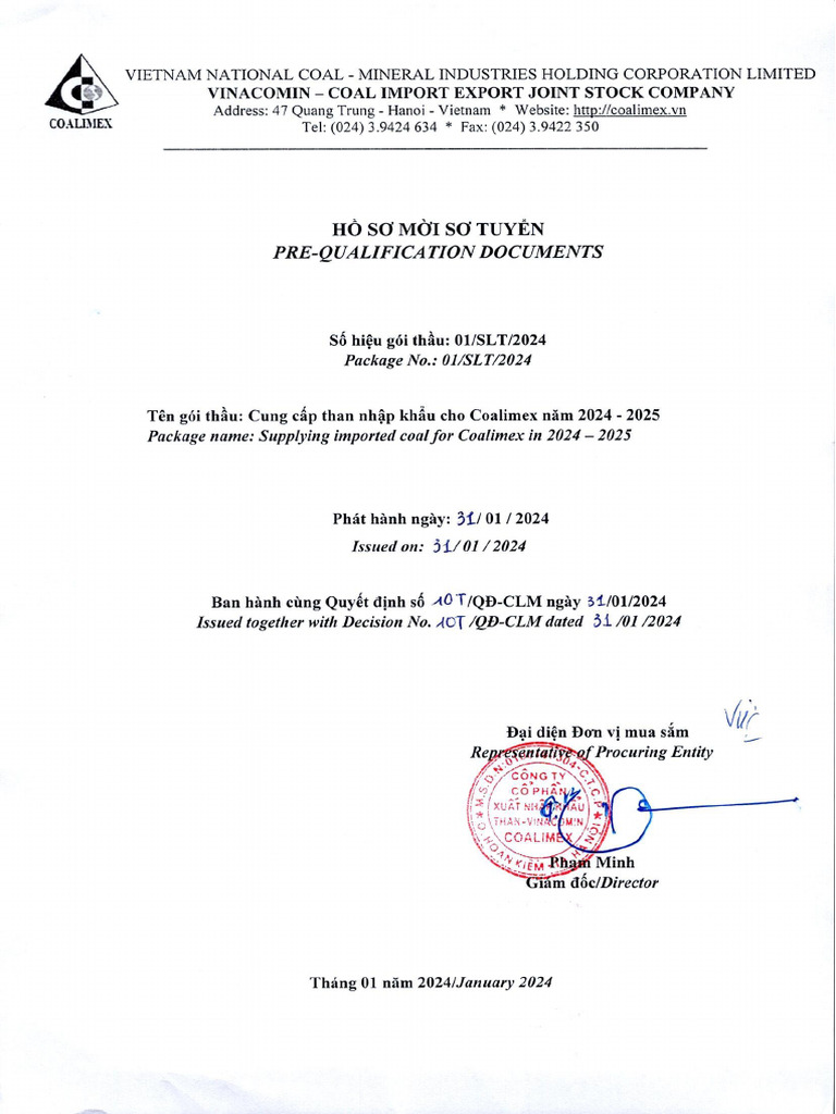 Pre Qualification Documents 1 | PDF