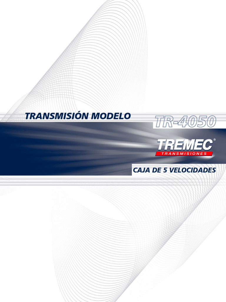 Transmision TR4050 | PDF | Tecnologías automotrices