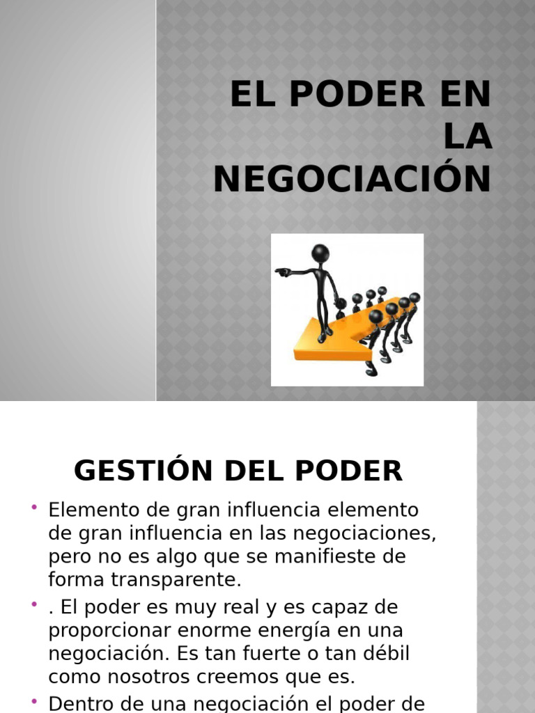 El Poder en La Negociación | PDF | Moralidad