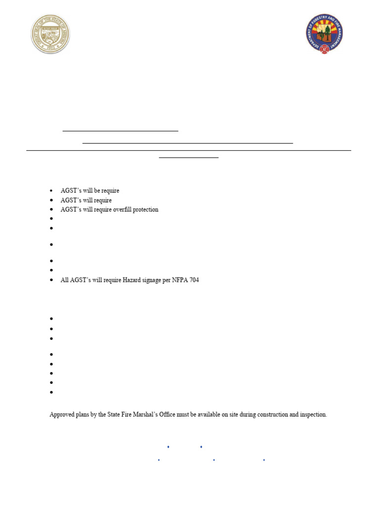 Above Ground Fuel Tank Installation Guidelines | PDF | Safety