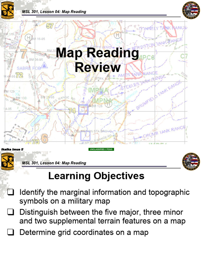 Map Reading | PDF | Navigation | Azimuth