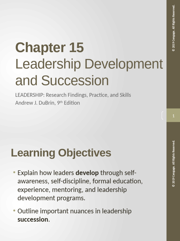 Leadership Development & Succession Planning | PDF | Mentorship ...