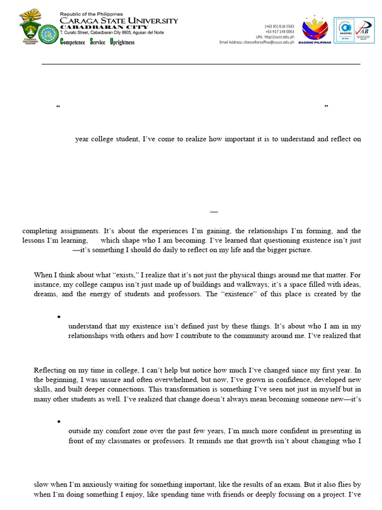 "My Reflection and in - Depth Analysis On Metaphysics | PDF | Knowledge ...