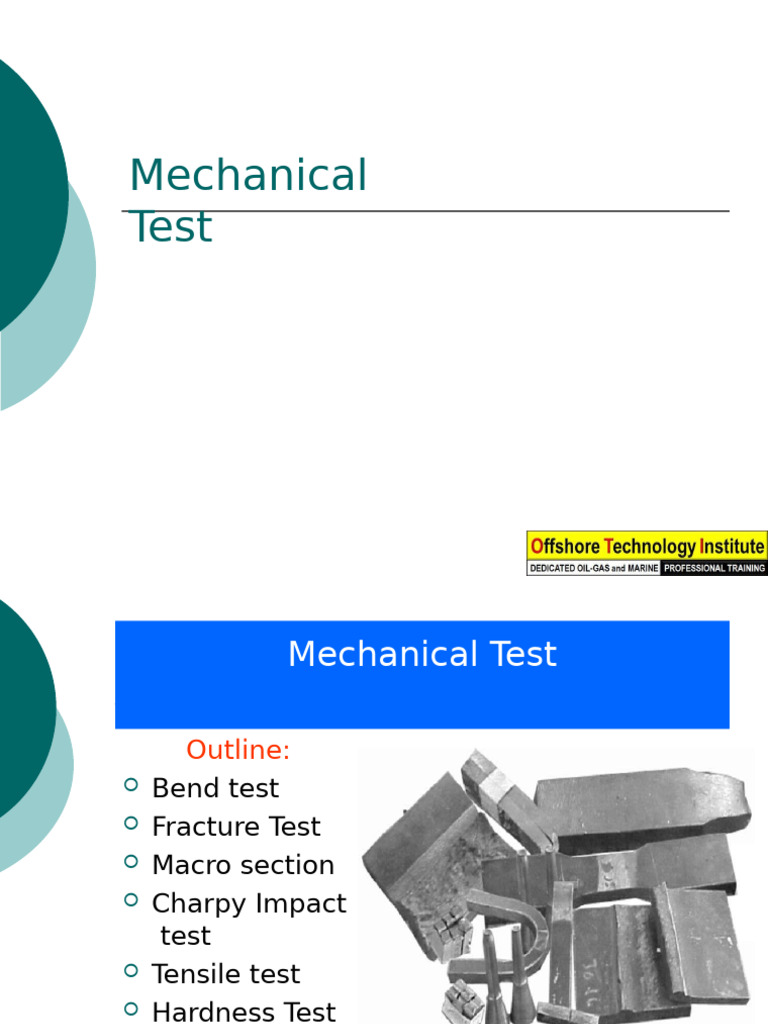 Mechanical Test Destructive Testing | PDF | Hardness | Deformation ...