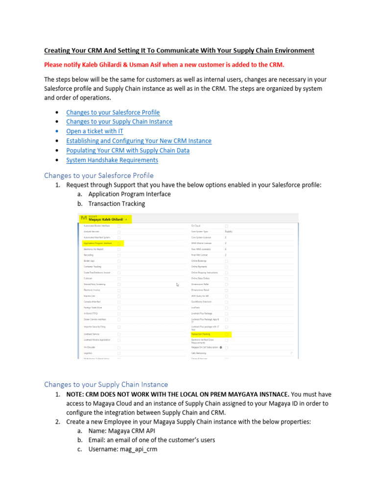 Creating Your CRM and Setting It To Communicate With Your SCS ...