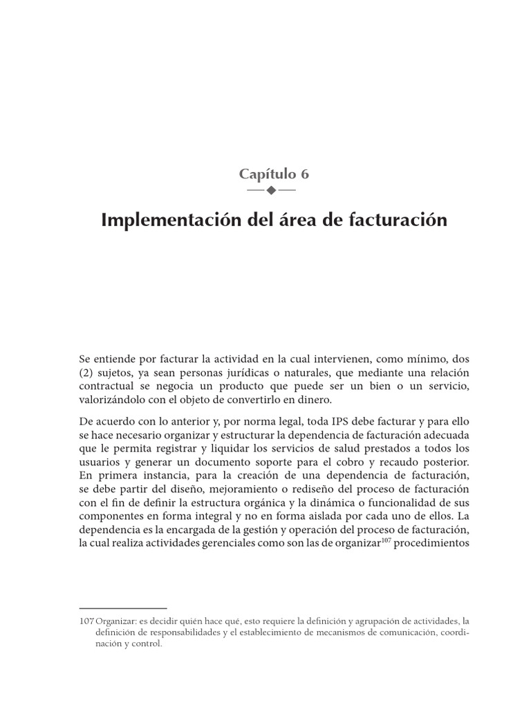 Implementacion_del_area_de_facturacion | PDF | Factura | Auditoría