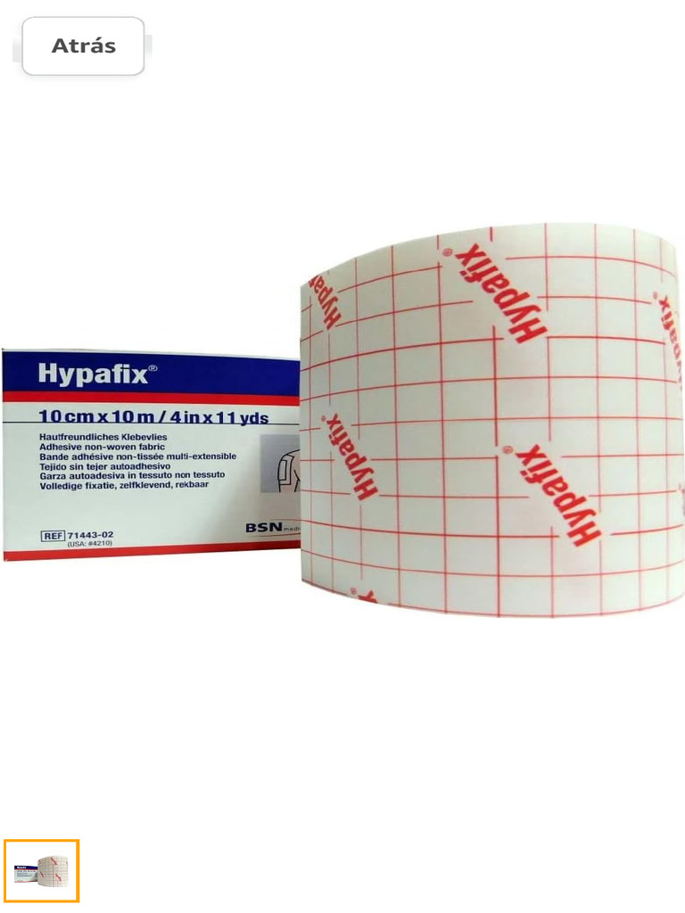SmithNephew Inc Hypafix Non-woven Fabric Dressing Retention Tape 4 x 10 ...