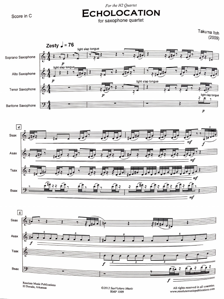 Echolocation (Score) | PDF
