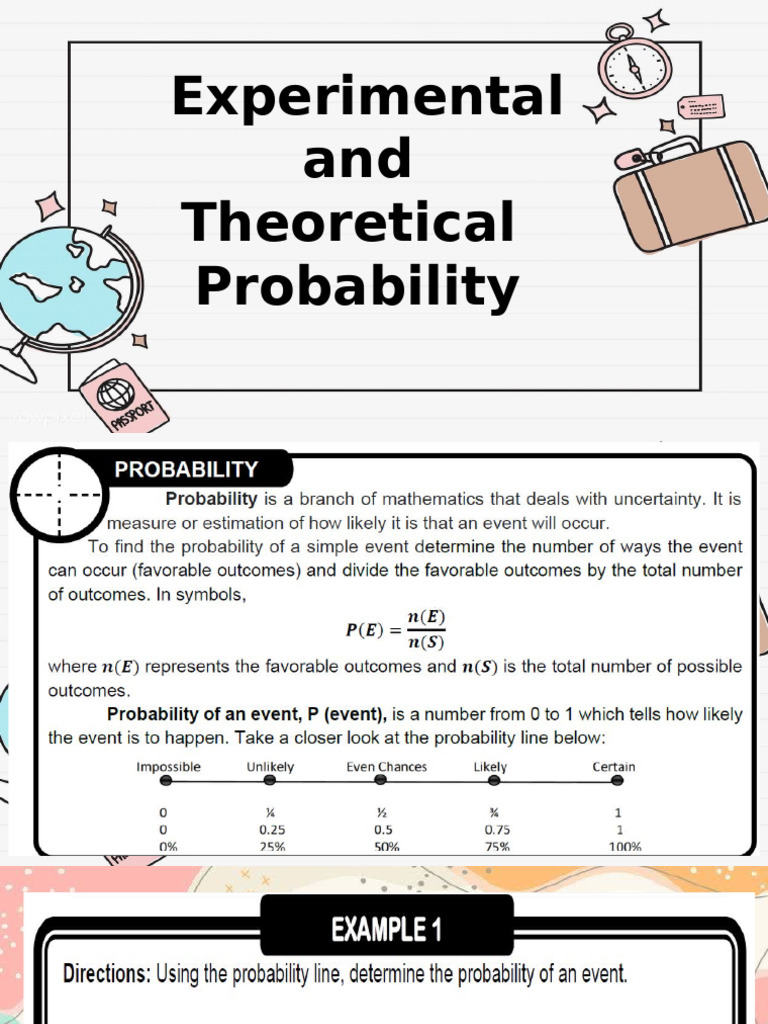 Experimental and Theoretical Probability | PDF