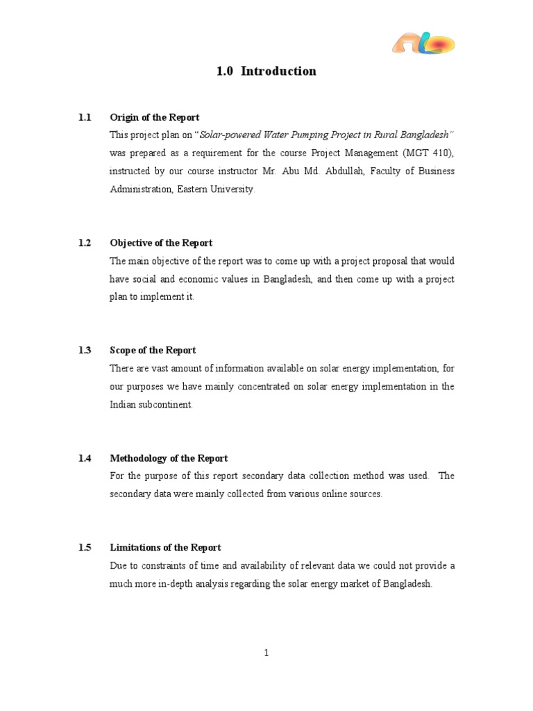New Project Plan | PDF | Solar Power | Solar Energy