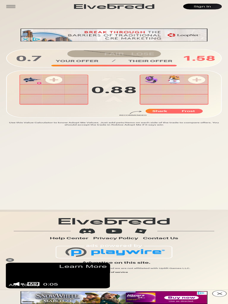 Adopt Me Trade Value Calculator | PDF