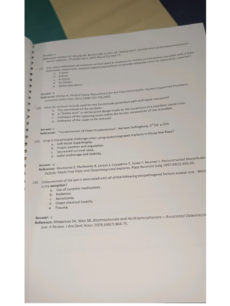 prostho mock 3 | PDF