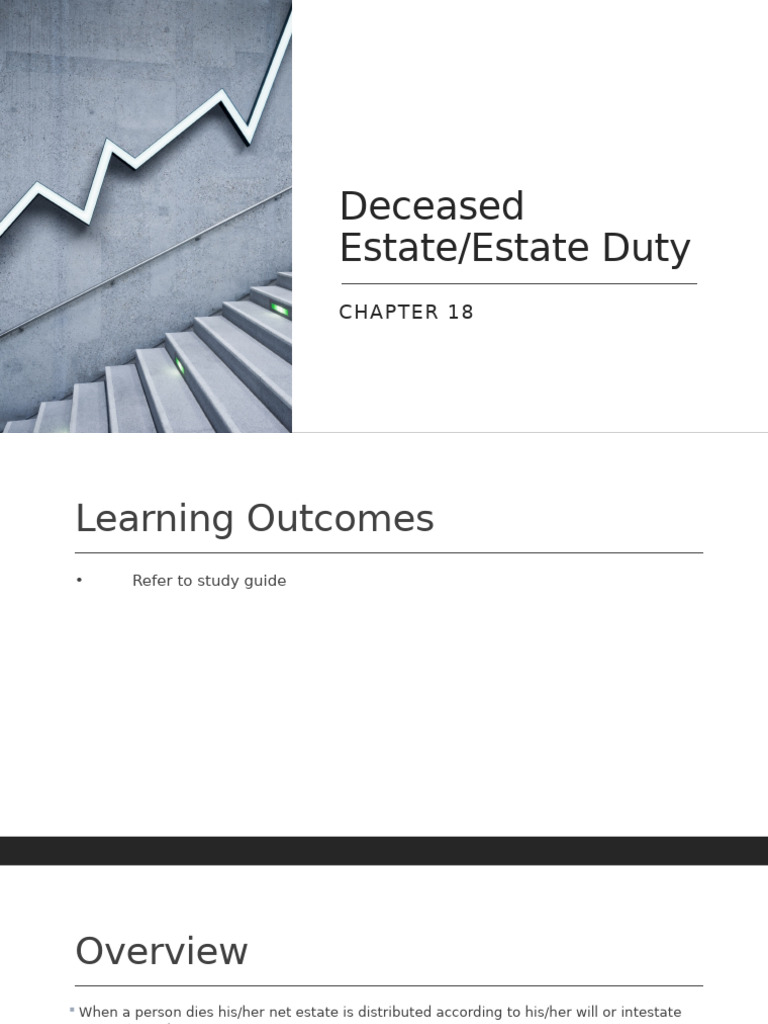 Deceased and Deceased Estate | PDF | Inheritance Tax | Taxes