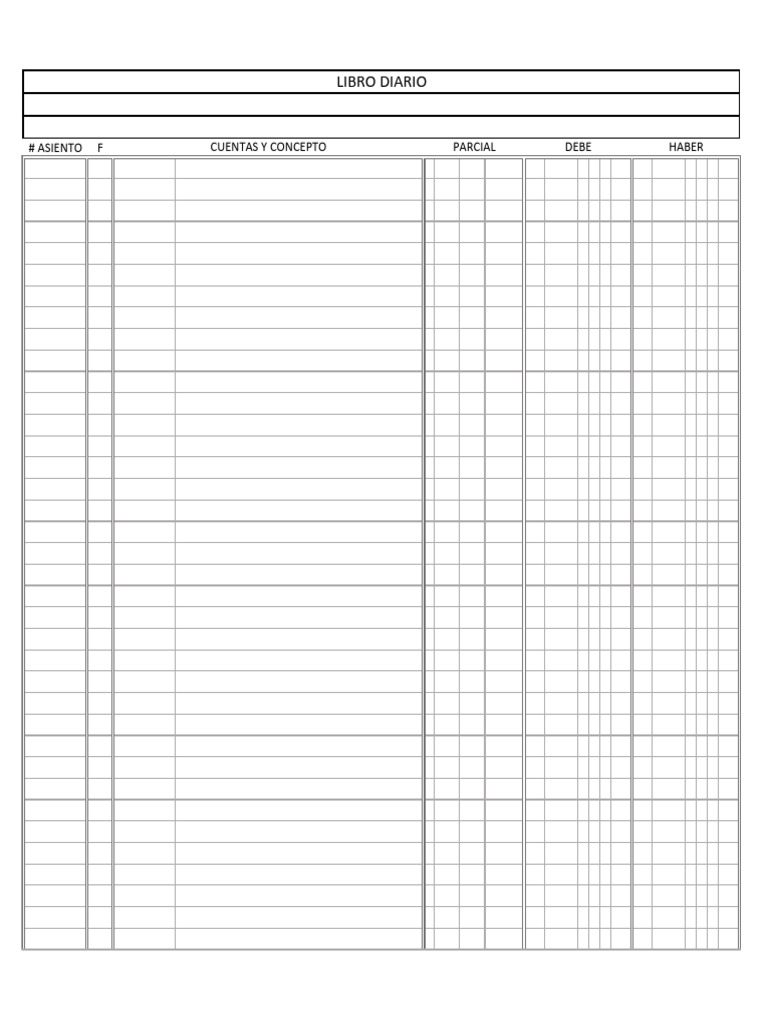 Asientos de Diario | PDF