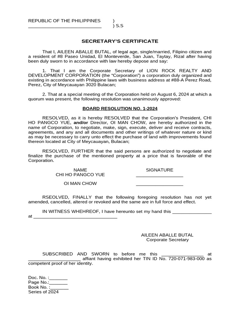 Purchase Land | PDF