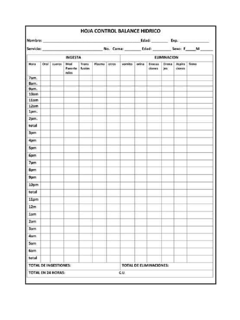 Control de Liquidos | PDF