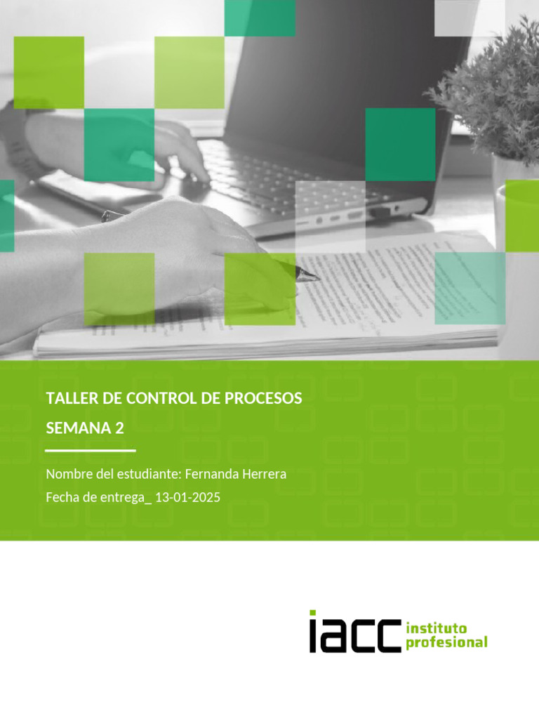 Fernanda Herrera Control2 Iacc | PDF | Logística