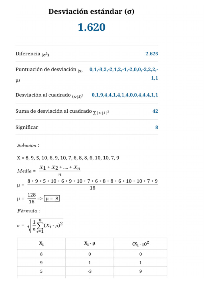 Standard Deviation | PDF