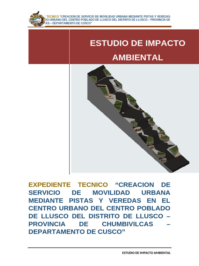 Estudio Impacto Ambiental | PDF | Evaluación de impacto ambiental ...