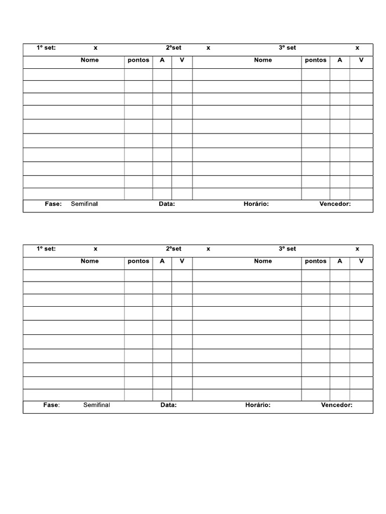 Súmula Vôlei | PDF