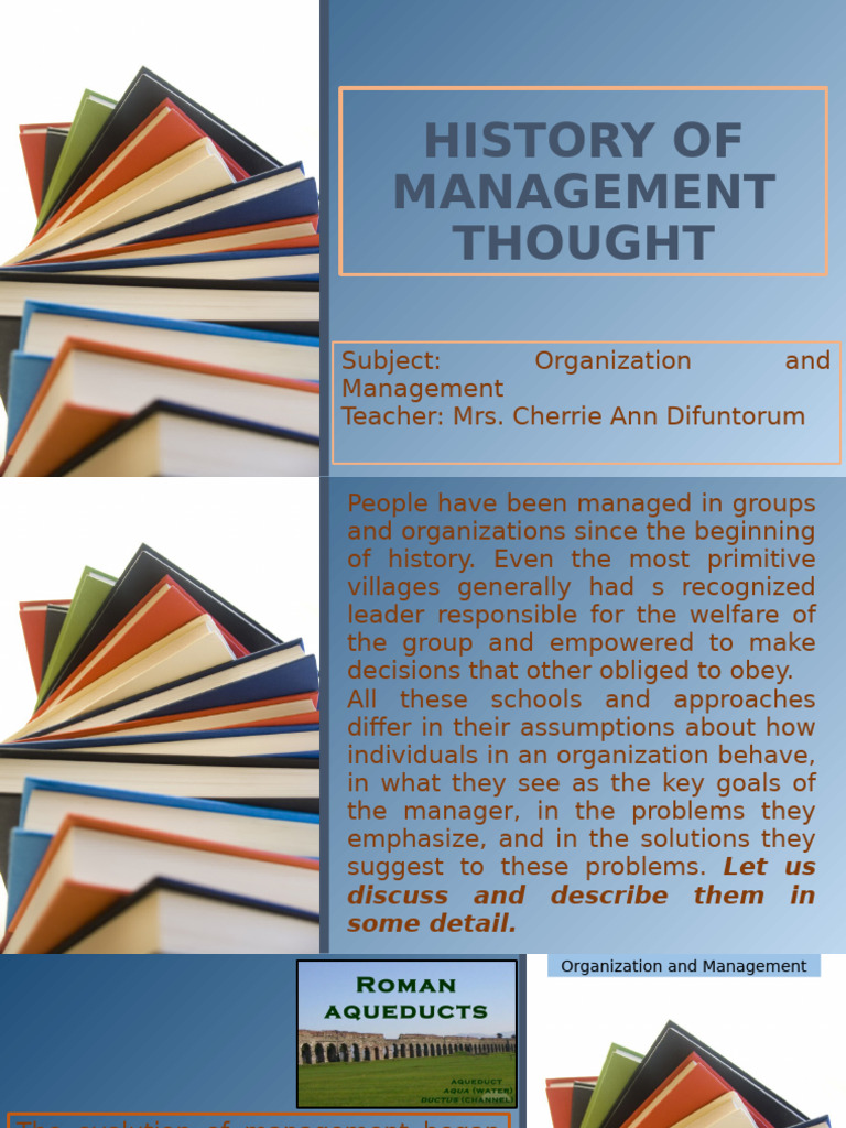 Module_2_HISTORY_OF_MANAGEMENT_THOUGHT | PDF | System | Feedback