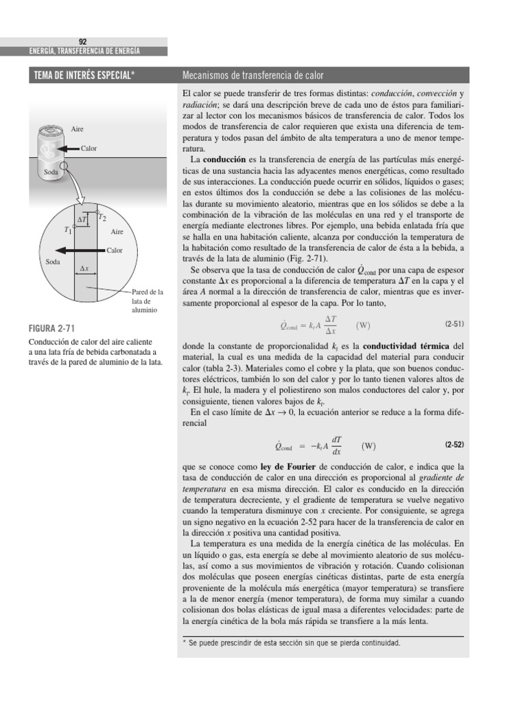 conduccion, conveccion, radiacion | PDF | Conduccion termica | Convección