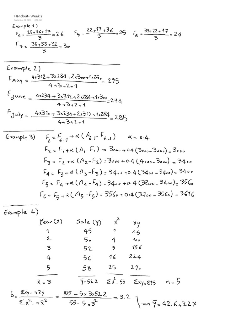 Handout - Week 2 Solution | PDF