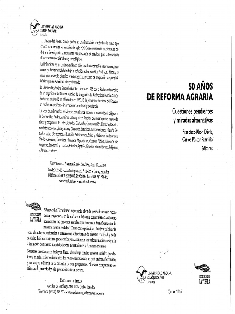 Liisa L. North y Carlos Larrea | PDF