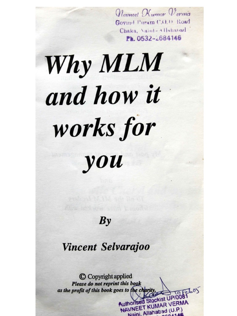 Why MLM | PDF