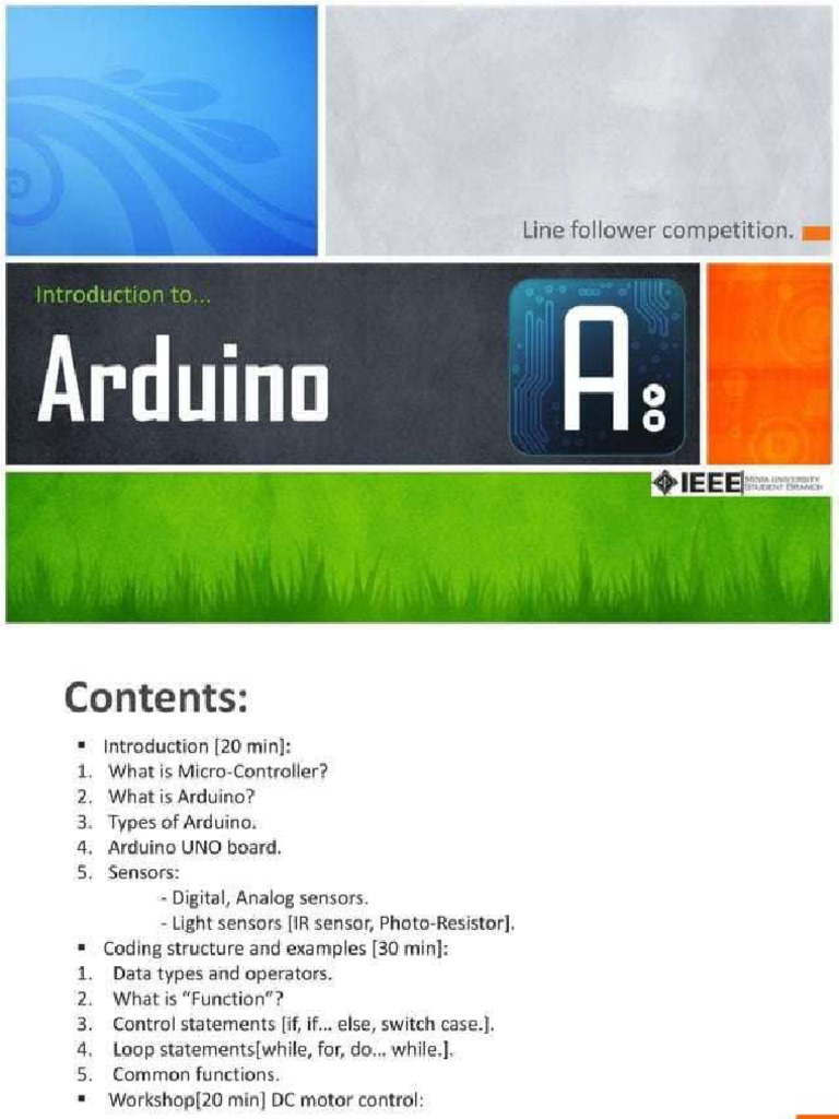 Introduction To Arduino 1 043005 | PDF