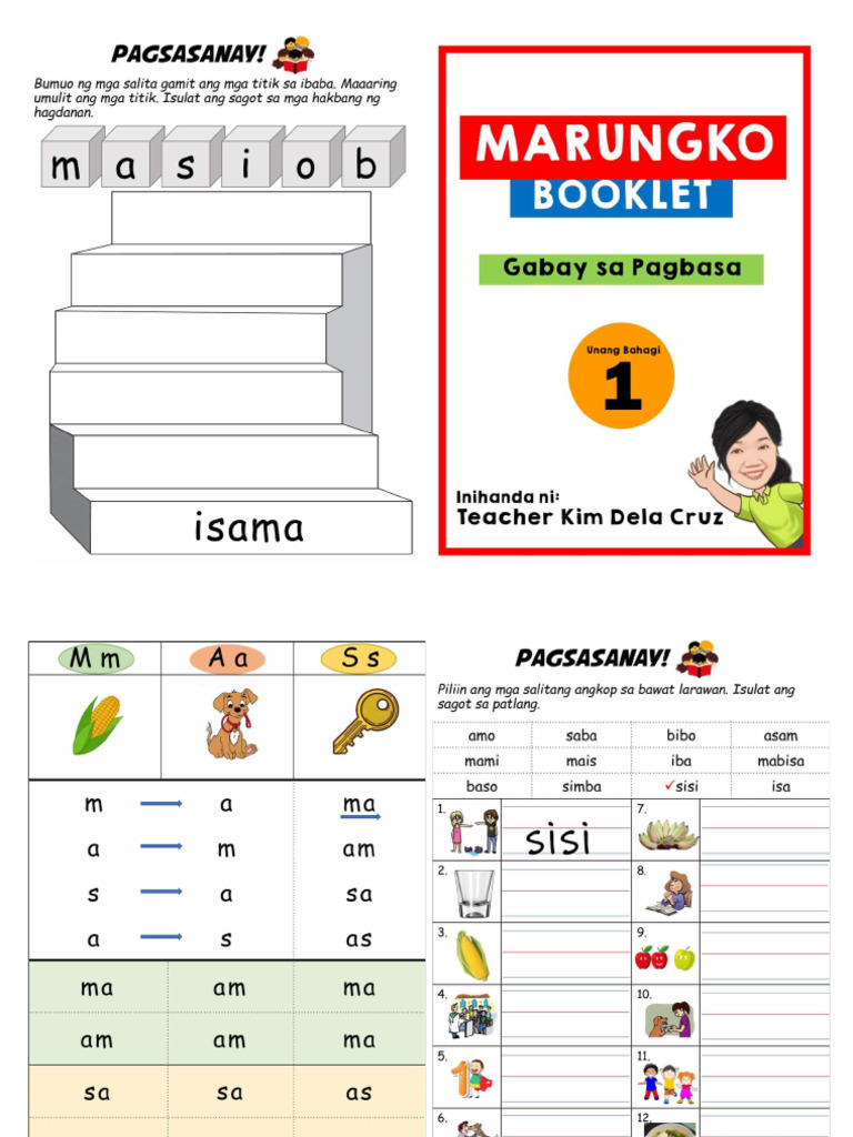 Marungko Booklet 1 | PDF