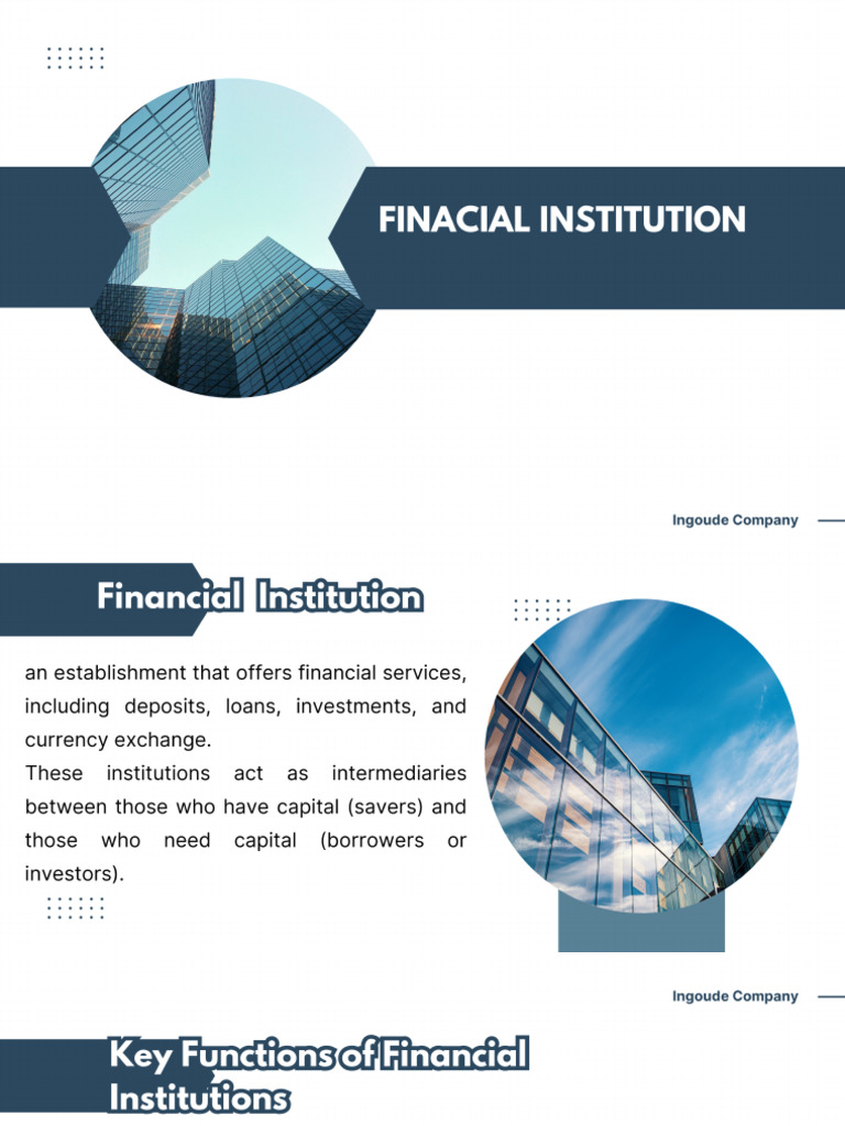 Financial Institution PPT-M | PDF
