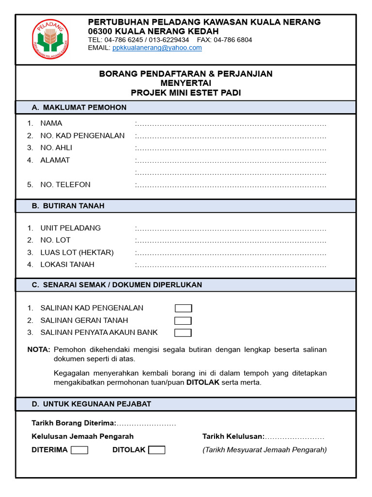 Borang MEP | PDF