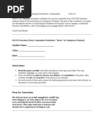 Analysis of "Before the Sun" Poem | PDF
