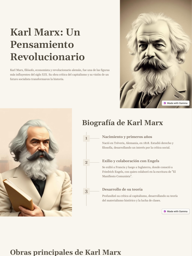 Karl Marx: Teoría y Legado Socialista | PDF | Karl Marx | Comunismo