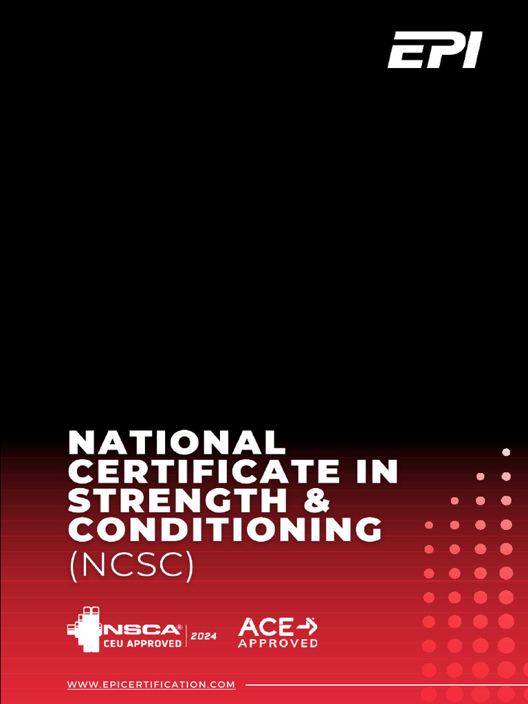 2025 NCSC Handbook | PDF | Strength Training | Physical Fitness