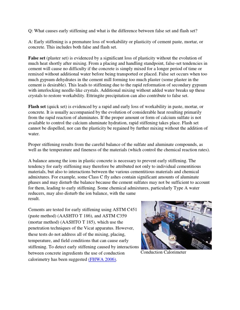 False Setting N Flash Setting | Download Free PDF | Concrete | Mortar ...