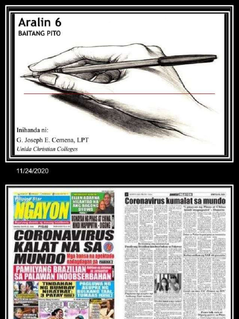 Pagsulat TNG Tudling | PDF