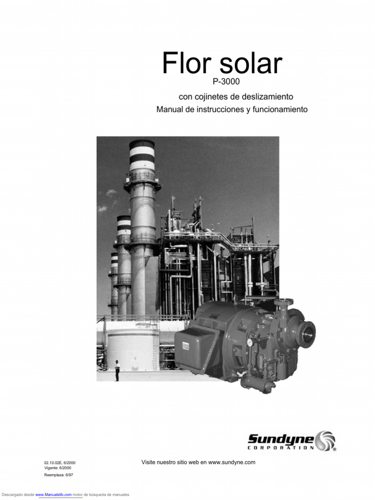 sunflo_p3000_series (1) | PDF | Bomba | Tornillo