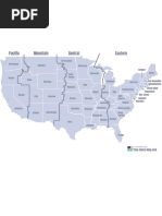 US Time Zone Map | PDF