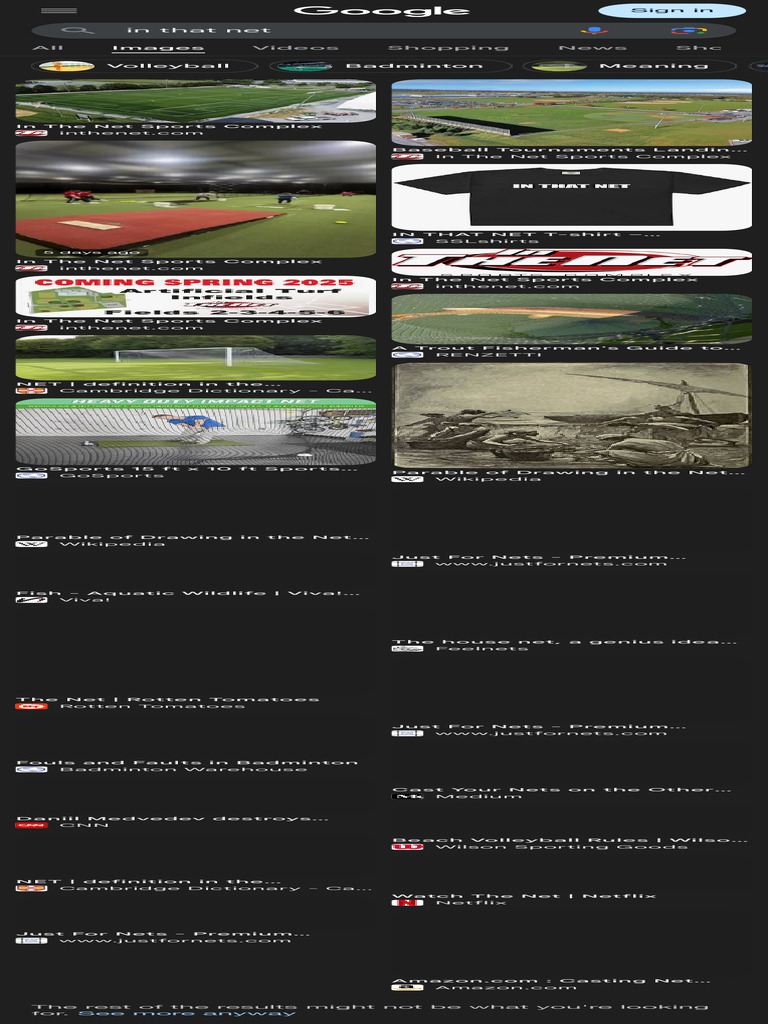 In The Net Sports Complex Overview | PDF | Fish | Fish And Humans