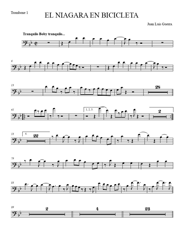 El Niagara Trombon 1 | PDF