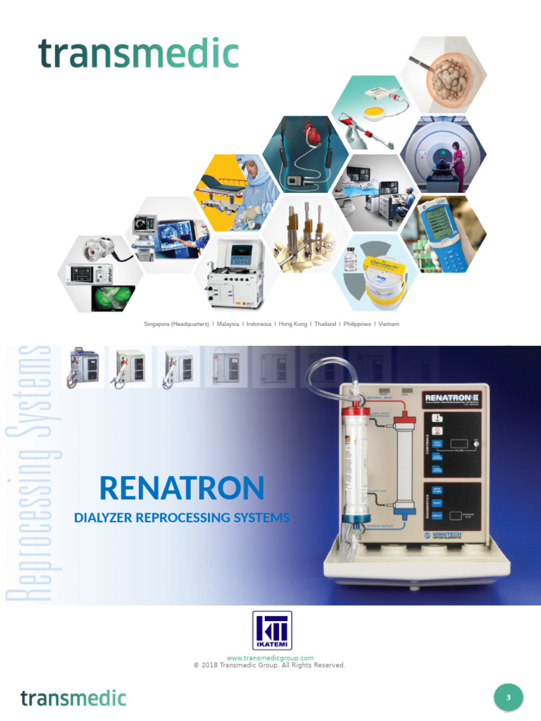 HD1.Renatron Dialyzer Reprocessing System | PDF