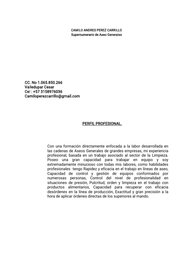 Camilo Carrillo | PDF