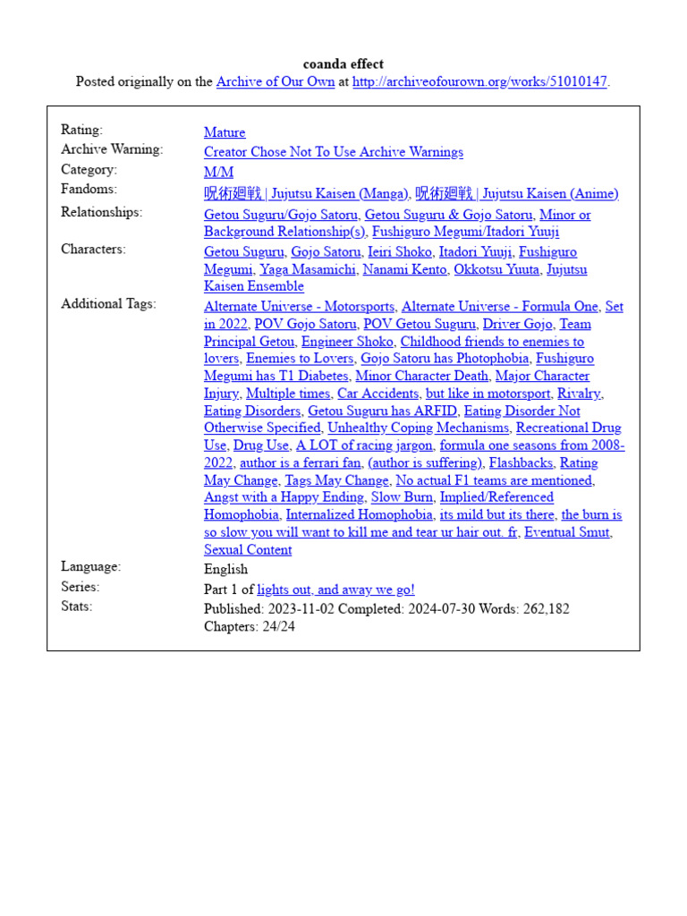 Coanda Effect | PDF | Formula One | World Auto Racing Series