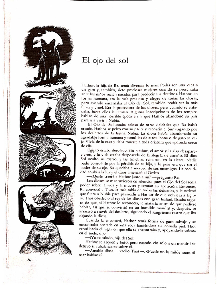 El Ojo Del Sol Mito Egipcio | PDF