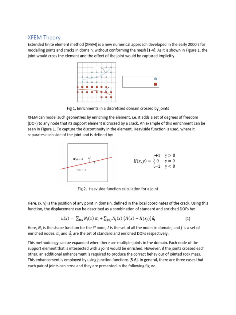 XFEM: Modeling Joints and Cracks | PDF | Applied Mathematics ...