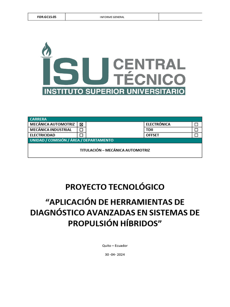 Angelo - Arias - Semana#5 - Esquema de Referencias | PDF | Vehículo Híbrido Eléctrico | Vehículo ...