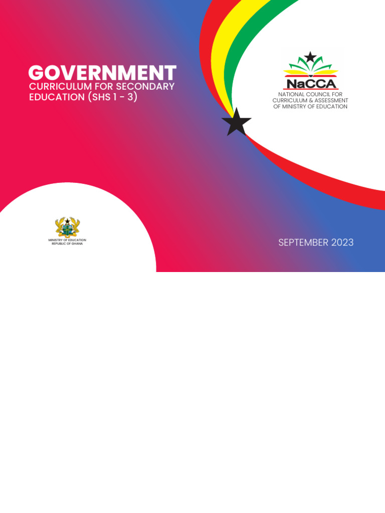 Ghana SHS Curriculum Overview 2023 | PDF | Learning | Curriculum